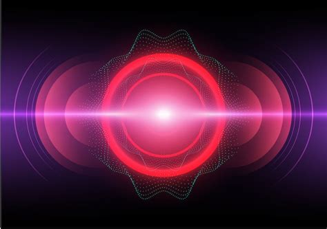 Onda De Sonido Digital De Fondo Abstracto Vector Premium