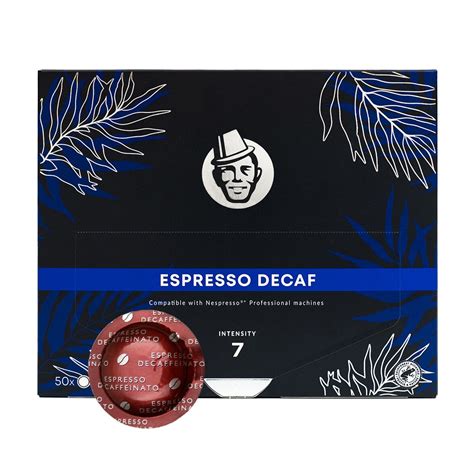 Kaffekapslen Espresso decaf 50 Cápsulas para Nespresso Pro por 11 99