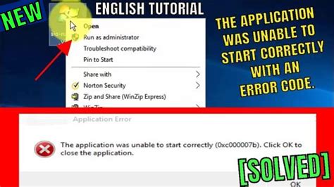 How To Fix The Application Was Unable To Start Correctly 0xc00007b