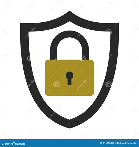 Icon Security System Information Data Protection Privacy Vector