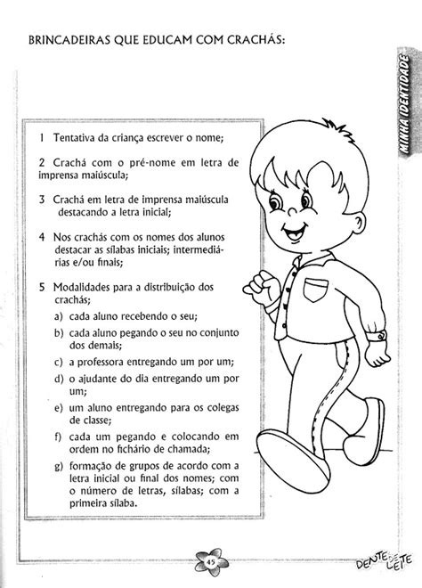 Atividades Para Trabalhar Identidade Cantinho Alternativo