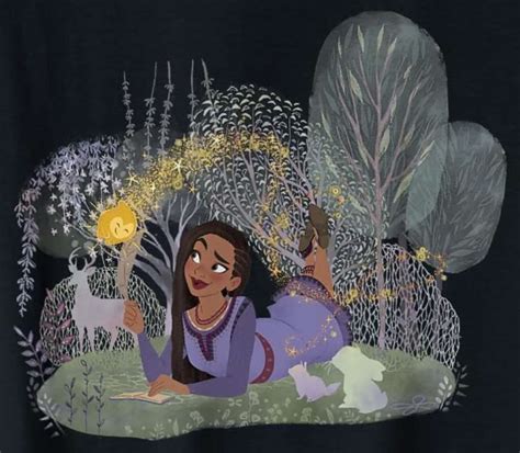 Portret Ashy i Gwiazdy w Niebiańskim Magicznym Lesie puzzle online