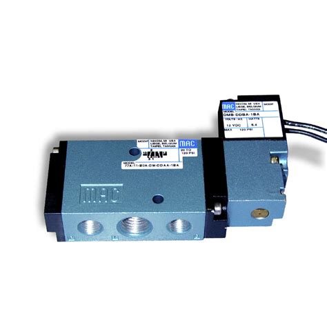 Distributeur pneumatique à clapet 77 series MAC Valves actionné