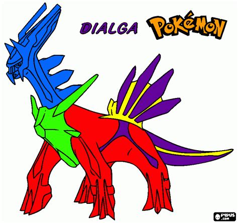 Coloring Pages Dialga