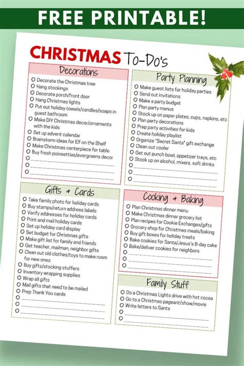 The Ultimate Christmas Planning Guide Free Printable Checklist