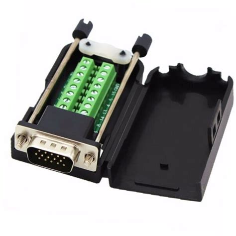 Adaptador Macho Db Filas D Sub Vga Terminal Clemas