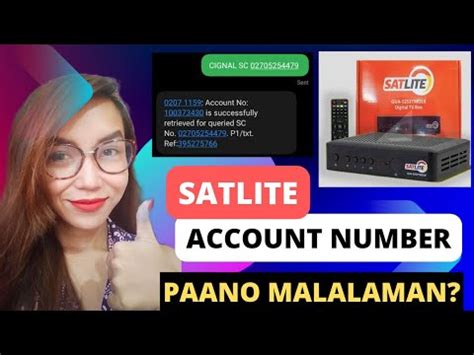 Paano Malalaman Ang Account Number Ng Satlite Box 2024 How To