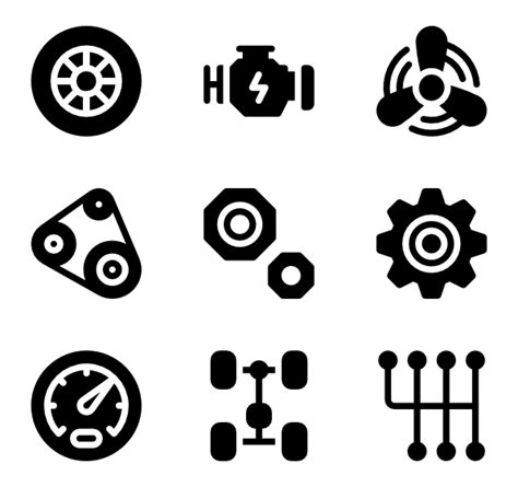 Car Engine Icon Free Icons Library