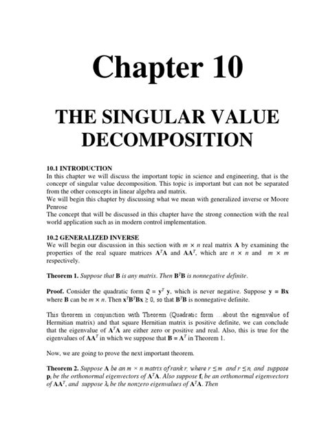 chapter 10 the singular value decomposition pdf eigenvalues and eigenvectors matrix