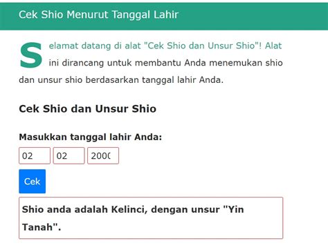 Ingin Tahu Apa Shio Dan Elemen Dari Tanggal Lahir Kamu Begini Caranya