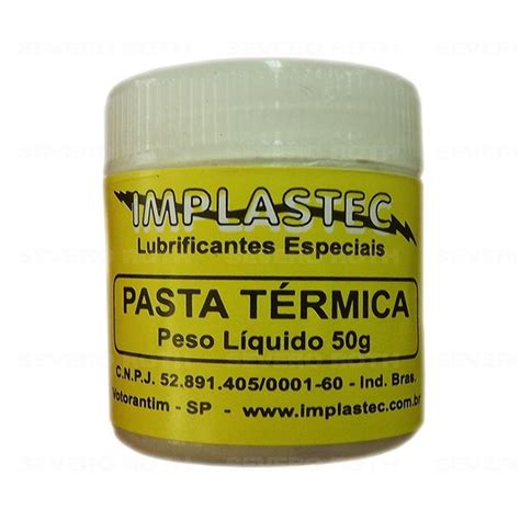 Pasta Térmica Implastec 50g Pote Comtek Tecnologia