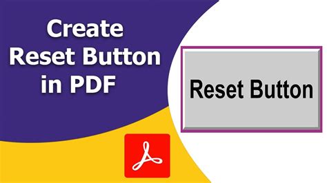 how to add a clear form button in adobe acrobat pro dc youtube