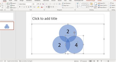 How To Make A Venn Diagram On Powerpoint Presentationskills Me