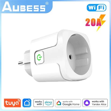 Aubess Wifi Zigbee Smart Plug Socket Eu A A With Power Monitor For