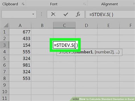 How To Calculate Standard Deviation In Excel 7 Steps