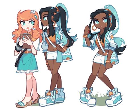 Nessa And Sonia Pokemon And 1 More Drawn By Charamells Danbooru