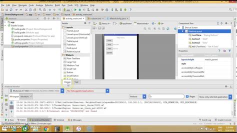 Dialogs Dialog DatePicker TimePicker Custom Dialog Android Part3