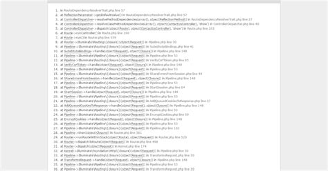 laravel solution laravel 5 4 internal error failed to retrieve the default value