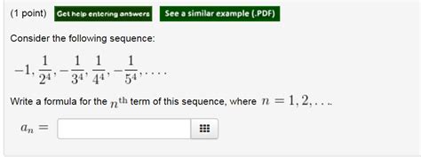 solved consider the following sequence 16 25 36 49 64