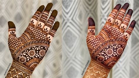 INTRICATE FLORAL BRIDAL MEHNDI DESIGN FOR WEDDINGS 2019 YouTube