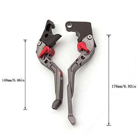 Palancas De Embrague De Freno Ajustables Extensibles Y Plegables Con