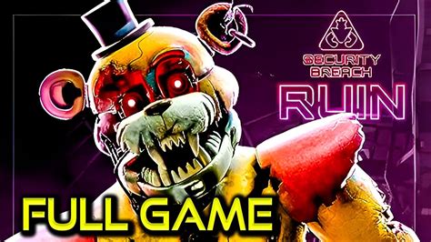 FNAF Security Breach RUIN DLC ALL ENDINGS Full Game Walkthrough