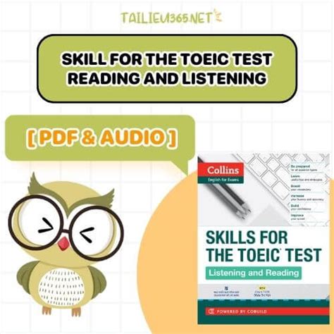 PDF Tải Collins Skill for the TOEIC test Reading and Listening