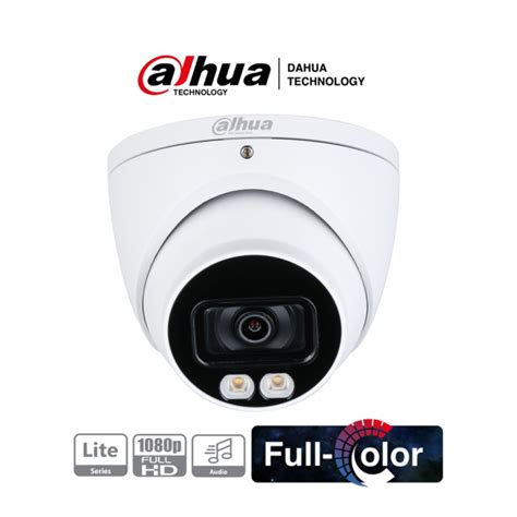 DAHUA HDW1239T A LED Camara Domo HDCVI Full Color 1080p Microfono