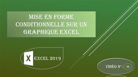 Excel Darija 22 Mise EN Forme Conditionnelle Sur Un Graphique Excel