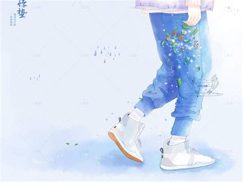 她来时冬至 拾荒小鹿菌 插画师作品 涂鸦王国gracg Flower background images Anime