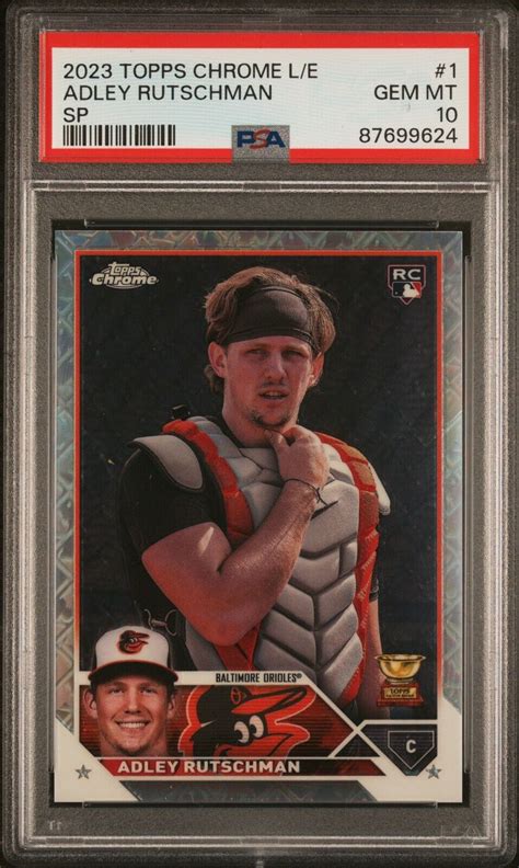Adley Rutschman Topps Chrome Logofractor Edition Sp Variation