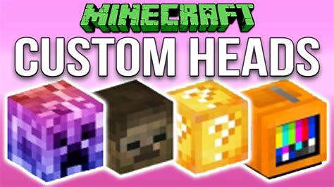 Minecraft 1 12 How To Make Custom Heads Tutorial YouTube