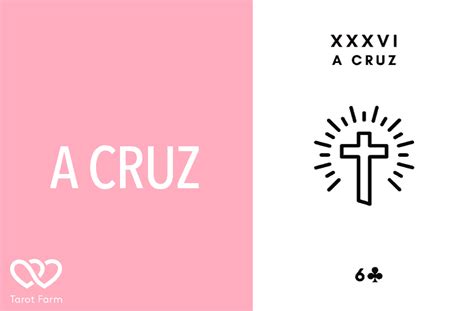 A Cruz Significado No Baralho Cigano Ou Lenormand Tarotfarm