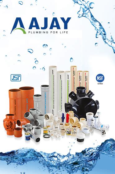 Ajay Pipes CPVC Pipe Fittings Chlorinated Polyvinyl Chloride Pipe
