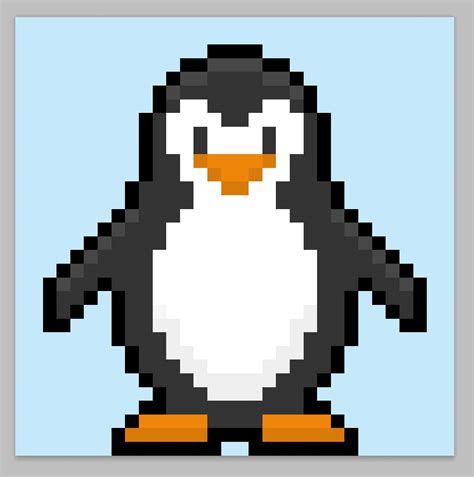 How To Make A Pixel Art Penguin Mega Voxels