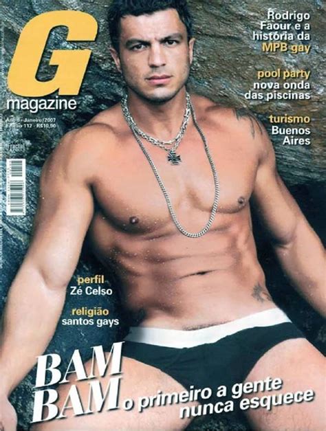 Kleber Bambam Pelado Na Revista G Magazine Bambam Nú Sexo Gay Porno