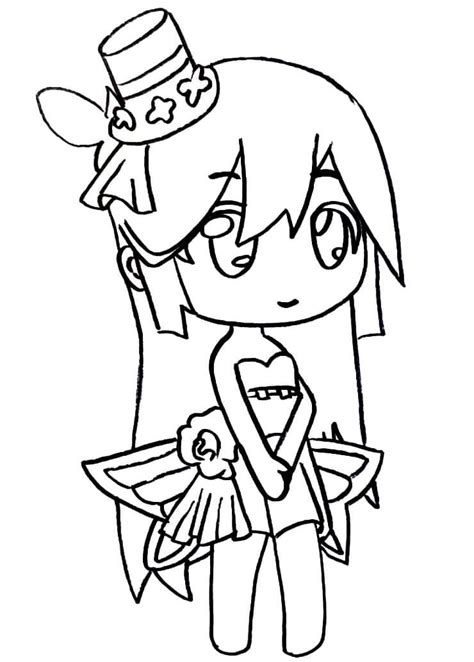 Coloriage Gacha Life Dessin Gratuit Imprimer