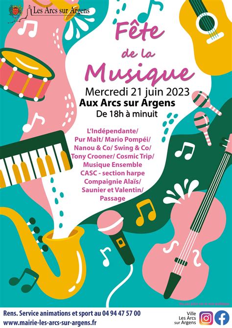 La Fête de la Musique 2023 Mairie des Arcs sur Argens