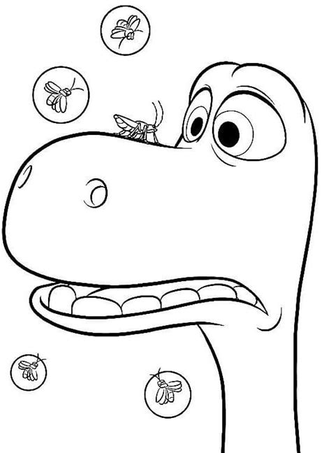 Arlo Y El Mosquito Para Colorear Imprimir E Dibujar ColoringOnly