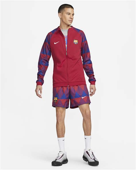 F C Barcelona Academy Pro Men S Nike Full Zip Knit Football Jacket