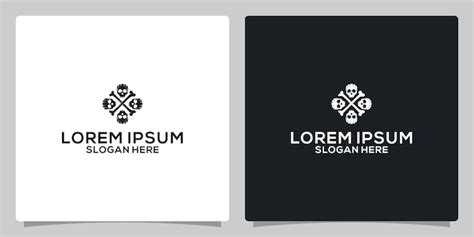 Premium Vector Human Evil Skull Vector Jolly Roger With Crossbones