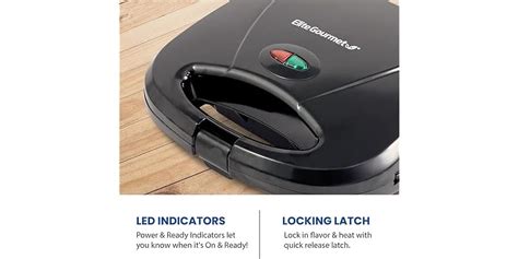 Elite Gourmet Maxi Matic Sandwich Maker