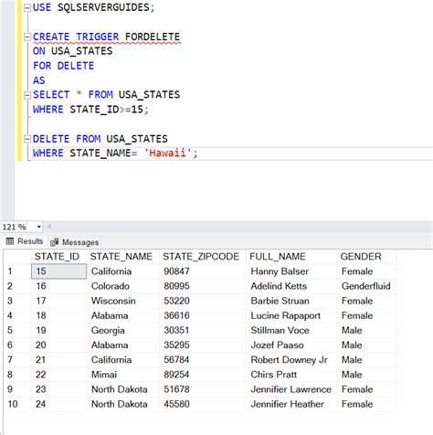 Trigger For Delete In Sql Server Databasefaqs