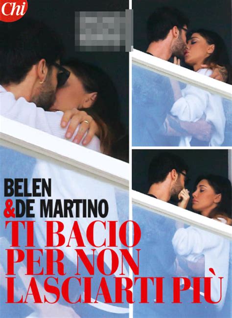 Belen Rodriguez Stefano De Martino Primi Baci Alla Luce Del Sole La