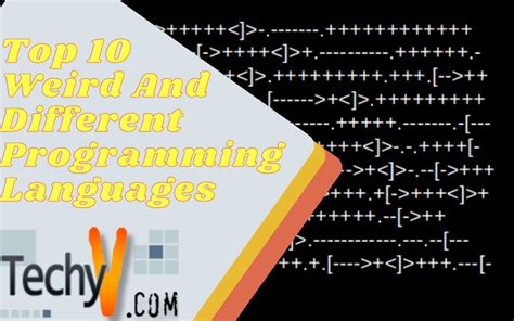 top 10 weird and different programming languages