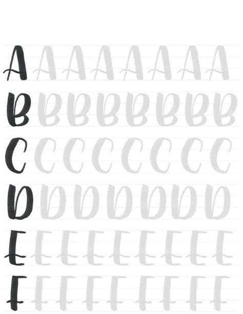 Plantillas De Lettering Para Practicar Nuestra Letra Letras Plantas