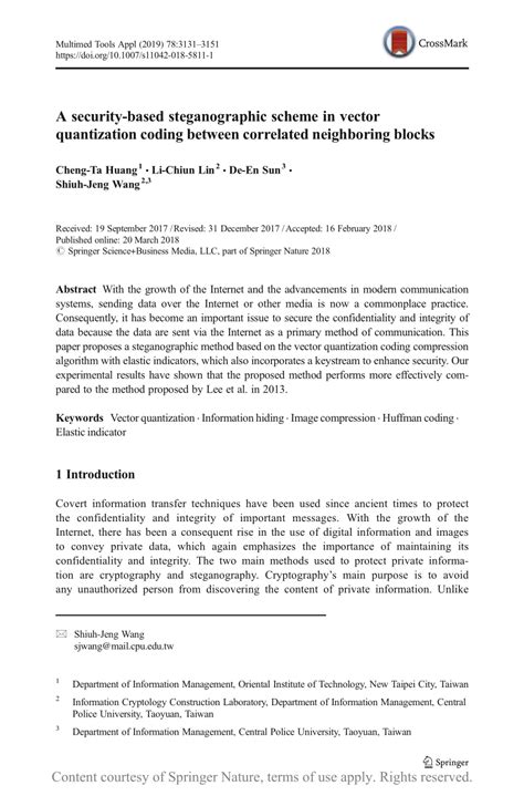 a security based steganographic scheme in vector quantization coding between correlated