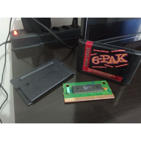 Cartucho Original Tectoy 6 Pak Mega Drive Shopee Brasil