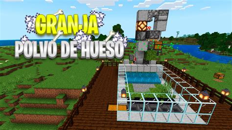 LA MEJOR GRANJA DE POLVO DE HUESO PARA MINECRAFT BEDROCK 1 20 YouTube