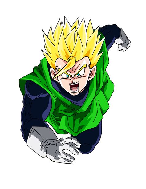 Gohan Super Saiyan Render By Brusselthesaiyan On Deviantart